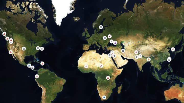 Atlas Politica: Live News Tracker - Real-Time Politics News Map